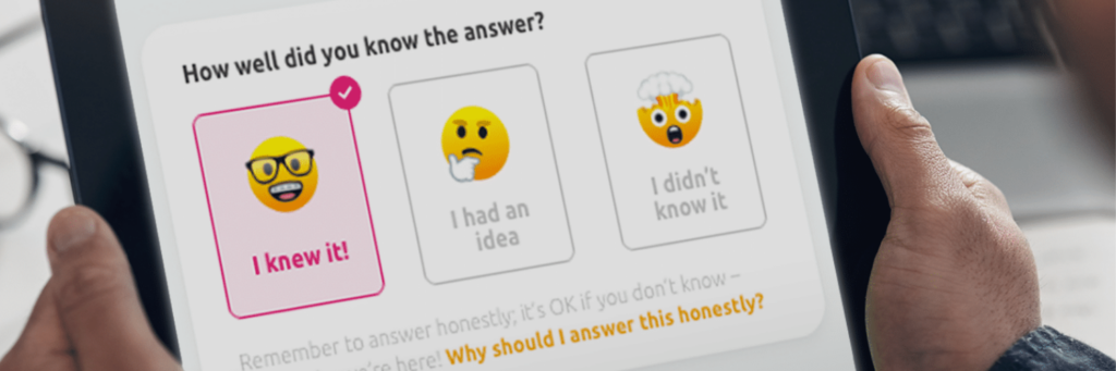 Certainty Based Marking (CBM): Measuring Training Success